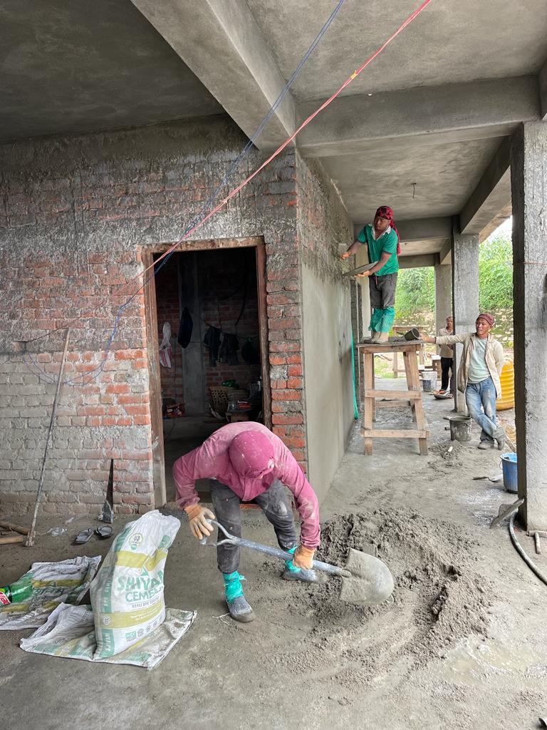 Kharang Sharada school – construction update #6 – Another Brick in Nepal